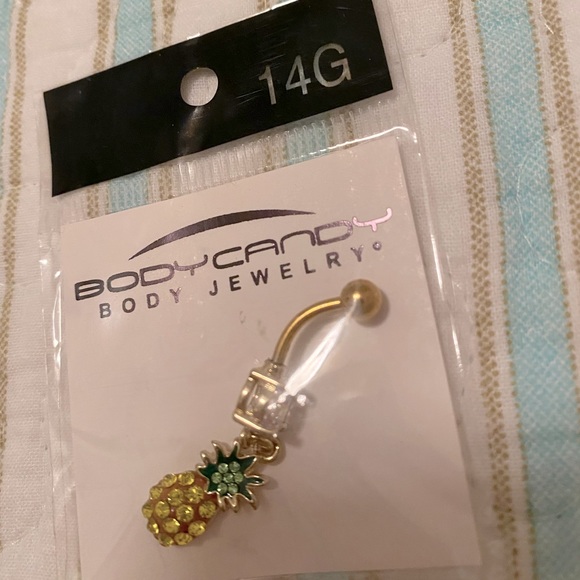 Jewelry | Body Candy 14g Pineapple Belly Button Ring | Poshmark